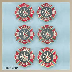 [002-RCM] Firefighter Stock Service Award Pin