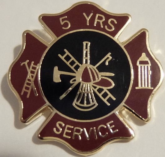 [002-RCM] Firefighter Stock Service Award Pin
